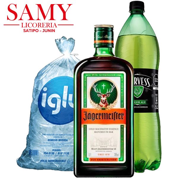 PACK LICOR JÄGERMEISTER DE 700 ML+ EVERVESS +HIELO – Licorerias Samy